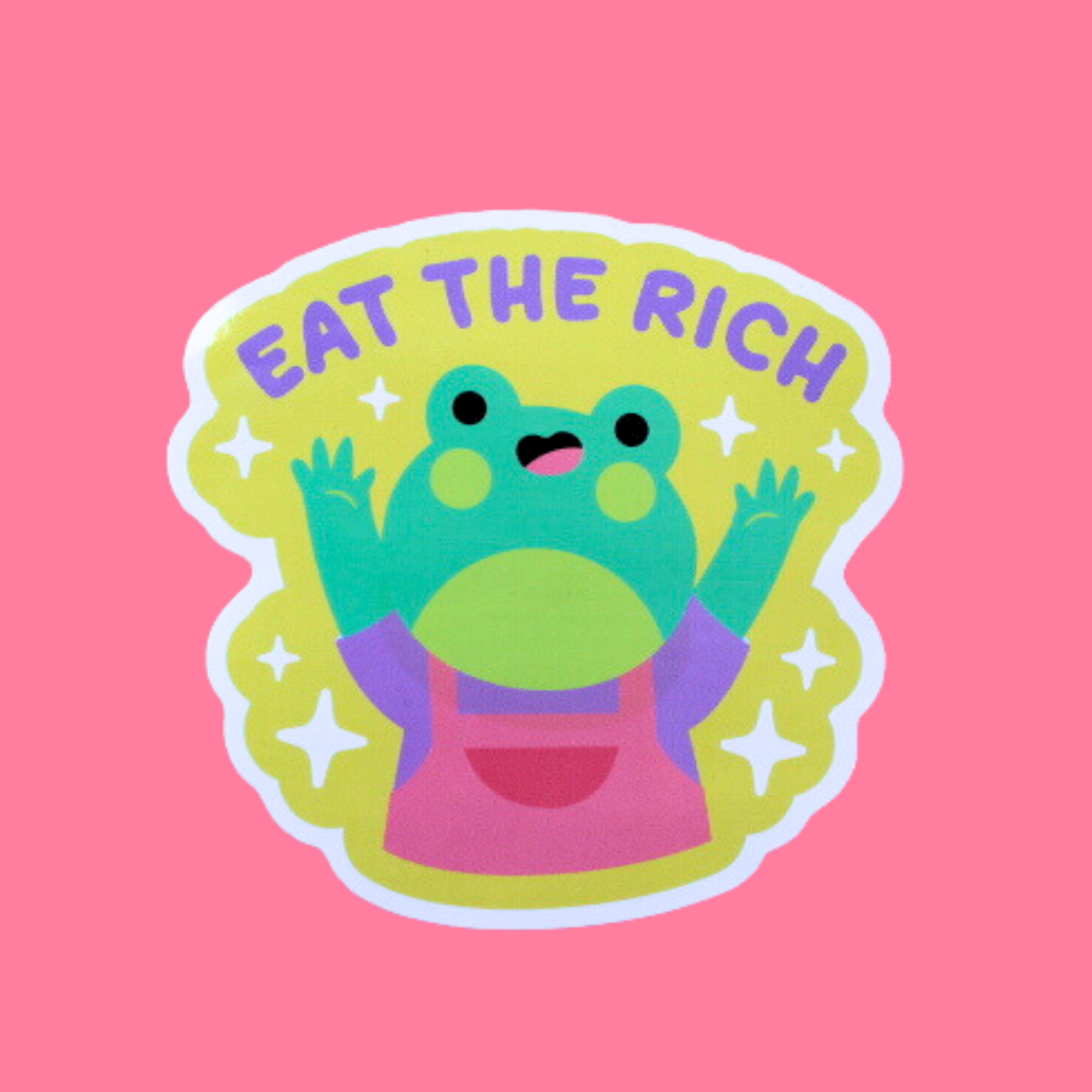 Eat the Rich Sticker – MiniKitty