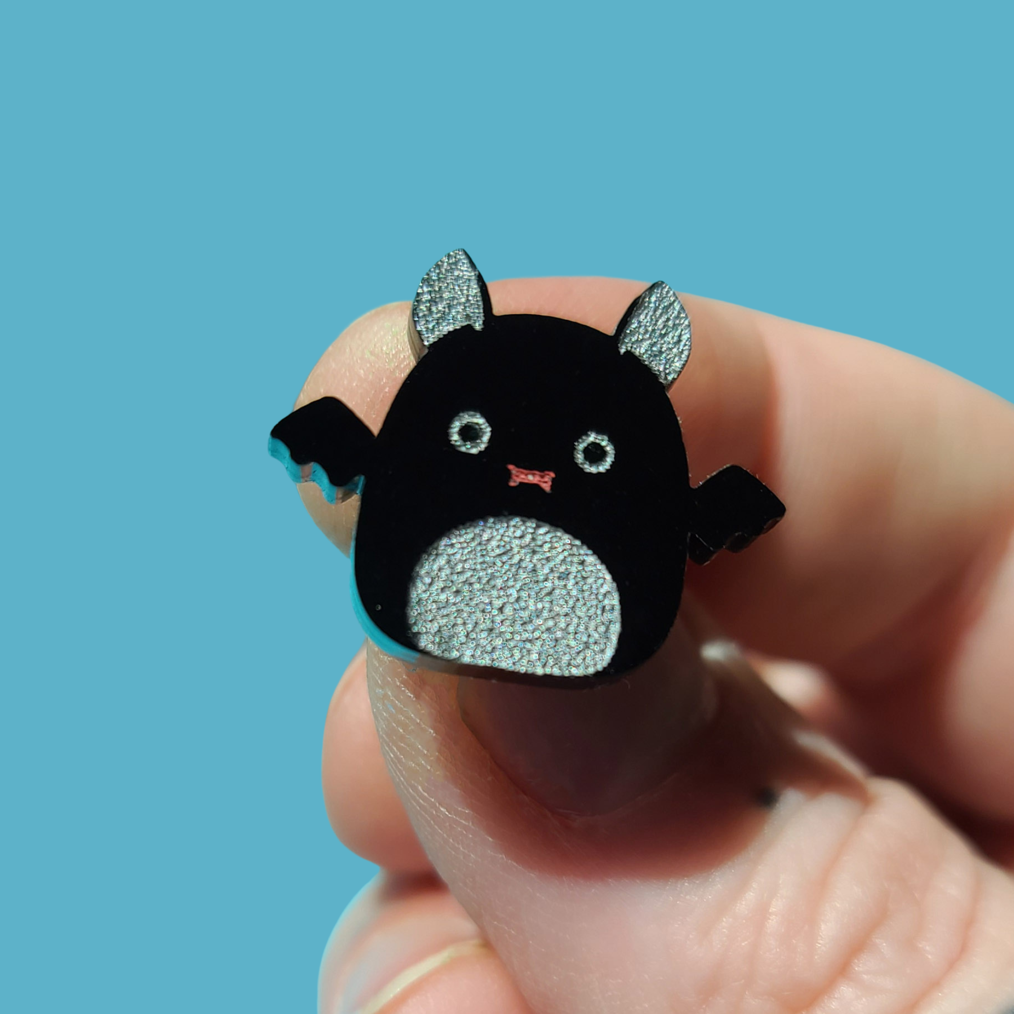 Squish Bat Studs - Earrings - Laser Cut – MiniKitty